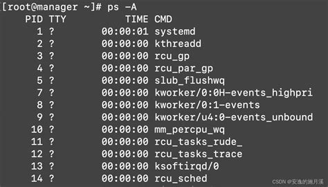 【linux】ps的基本使用 linux ps csdn博客