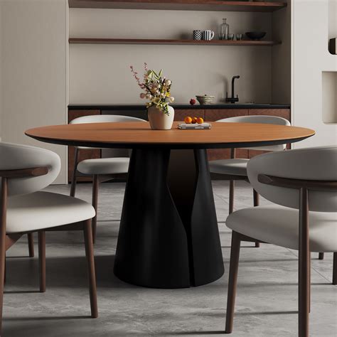 Pedestal Dining Room Table Round