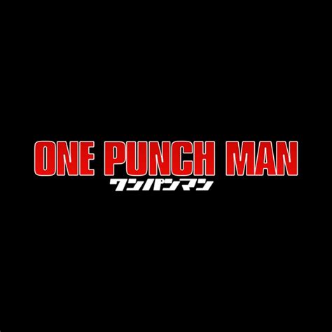 One Punch Man Logo One Punch Man Text Anime Show Logos