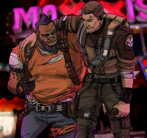 Bl2 Axton Salvador Borderlands Borderlands Art Borderlands The