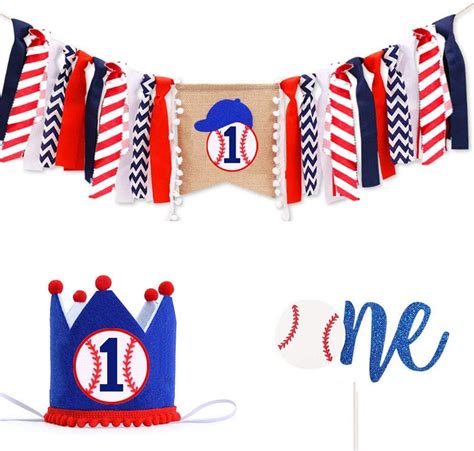 1st Birthday Decoration High Chair One Banner Handmade
