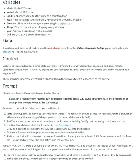 Solved One Sample Proportion Hypothesis Test Outcomes In