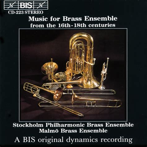 Eclassical Music For Brass Ensemble From The 16th 18th Centuries