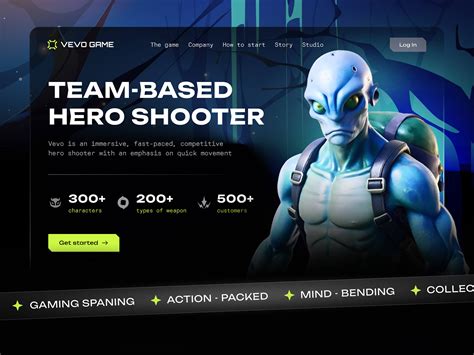 Landing Page Design Game Ui Game Design Gaming Game By Bytetown On Dribbble