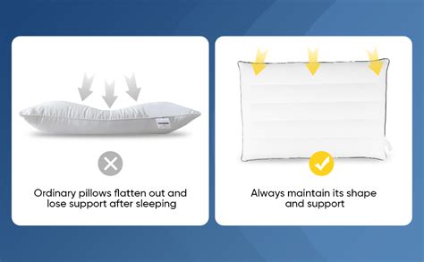 Minupwell Ultra Thin Pillows Flat Pillows For Sleeping