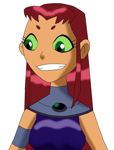 Starfire Bold Grin By Captainedwardteague On Deviantart