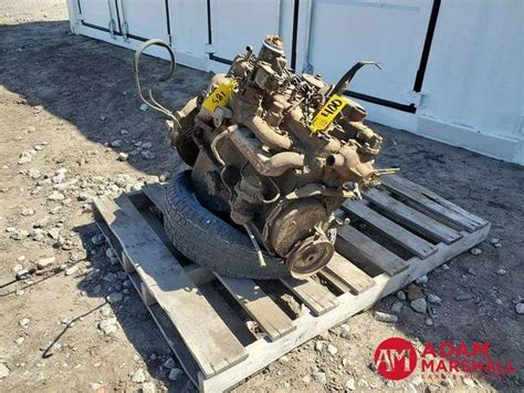218ci L Head Inline 6 Cylinder Engine W Bell Housing And Clutch Adam