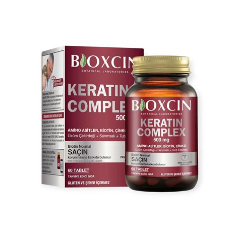 Bioxcin Keratin Complex 500 Mg 60 Tablets For Hair Health