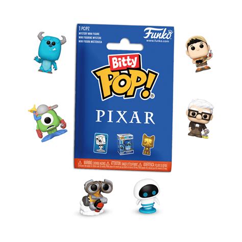 Bitty Pop Singles Pixar 12 Pack Polybag