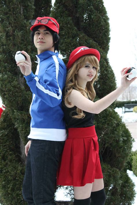 Pokemon X And Y Calem X Serena