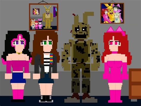 Springtrap William Afton Y Sus Hijas Ama By Yuriviq On Deviantart
