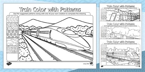 Train Color With Patterns Activity