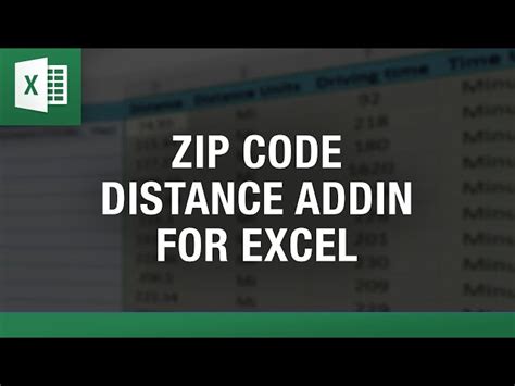 Can Excel Calculate Distance Between Zip Codes