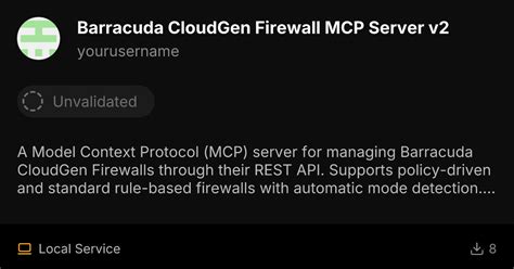 Barracuda Cloudgen Firewall Mcp Serv · Lobehub