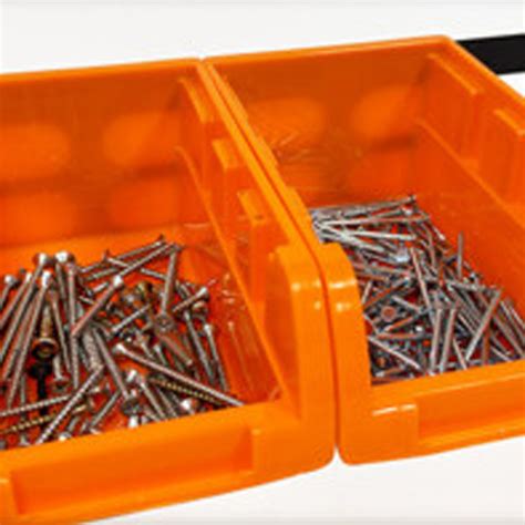 Stackable Tool Storage Bins And Racks