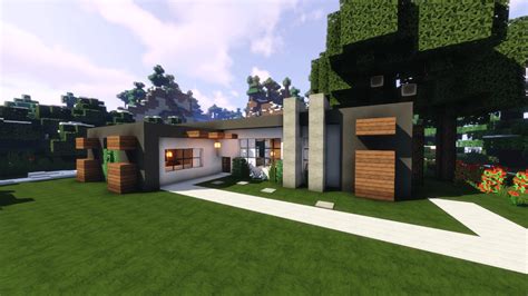 Minecraft Modern House Blueprints