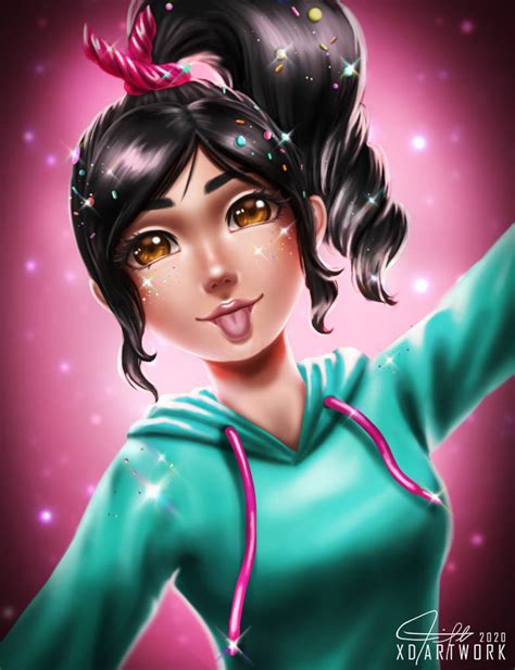 Vanellope Von Schweetz By Xdartwork On Deviantart