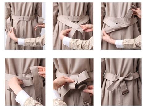 How To Tie A Trench Coat In The Back How To Tie A Trench Coat Belt