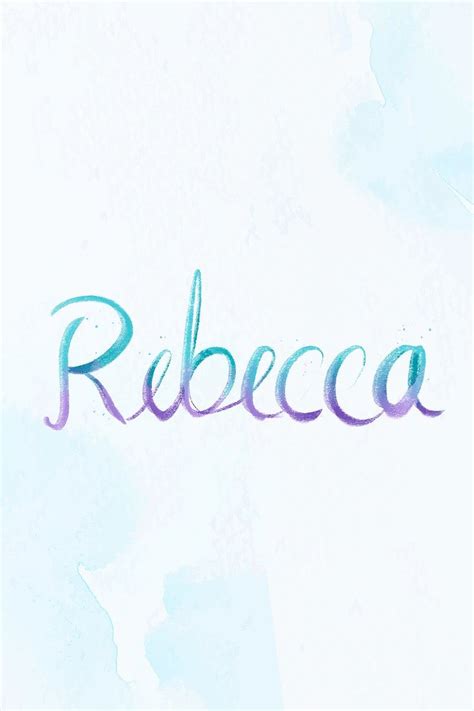 Rebecca Cursive Tattoos