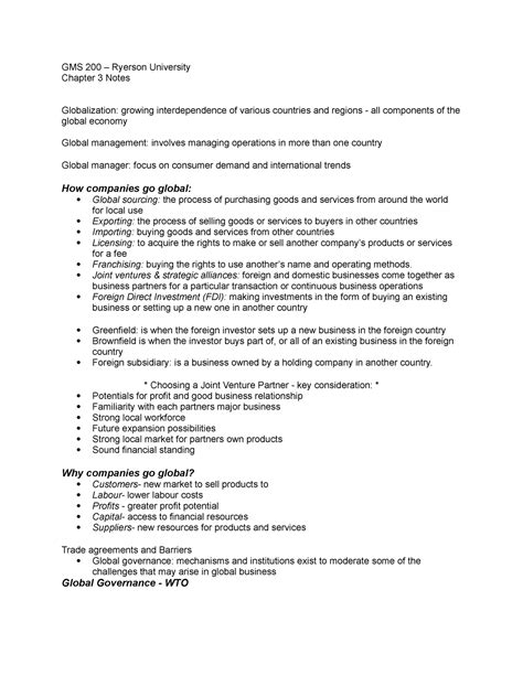 gms 200 lecture notes 3 gms 200 ryerson university chapter 3
