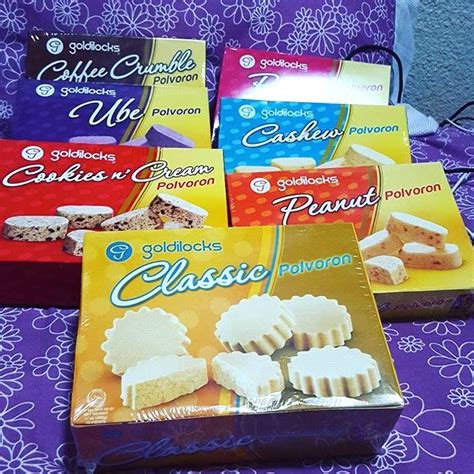 Goldilocks Polvoron Classic Flavors Ube Cashew Photos