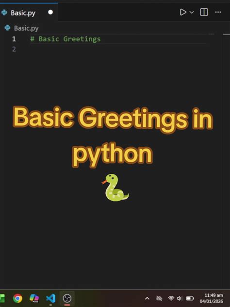 Python Day 1 🐍 Print Show Message On Screen Your First Line Of Co