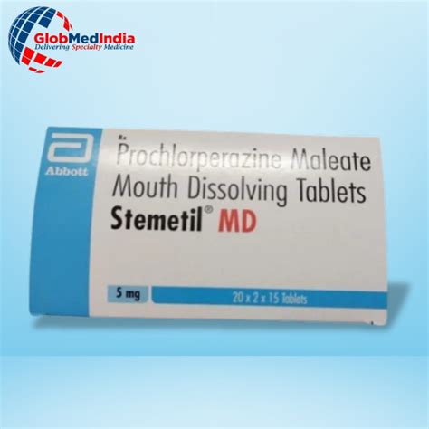 Stemetil Md Tablet Relief For Nausea Migraine And Anxiety