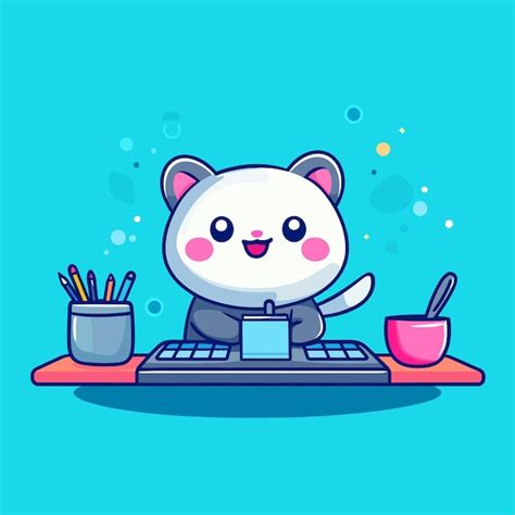 Cute Editor Revising Text Vector Premium Ai Generated Vector