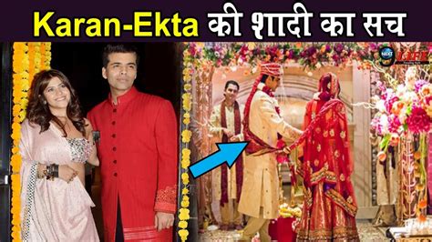 Karan Johar Ekta Kapoor Wedding