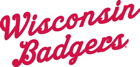Wisconsin Badgers Logo Wordmark Logo Ncaa Division I U Z Ncaa U Z