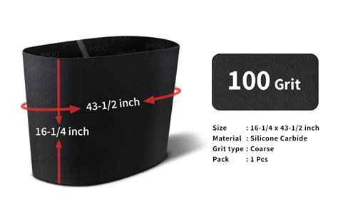 100 Grit Drum Sander Feed Belt Conveyor Compatible With