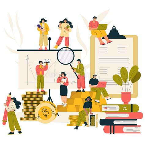 Mathematics And Finance With Man And Woman Deal With Number Count