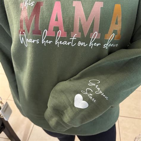 Custom Text On The Neck And Names On The Sleeve Shirt Personalized