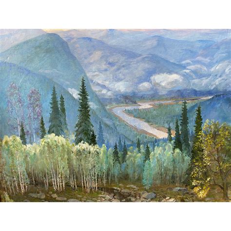 Купить картину Голубые дали в Москве от художника Суздальцев Виктор