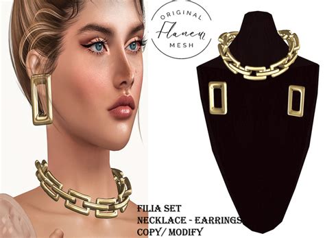 Second Life Marketplace [flaneur] Filia Gold Set