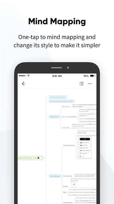 Android Için Transno Outlines Notes Mind Map Apk İndir