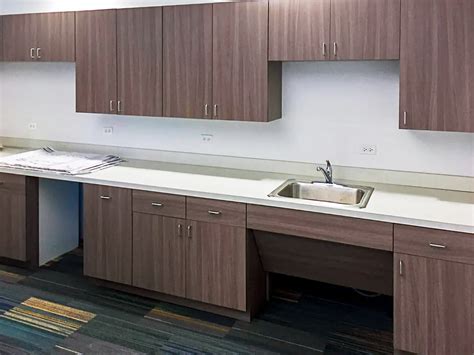Commercial Breakroom Cabinets Hoffmann Custom Designs Inc