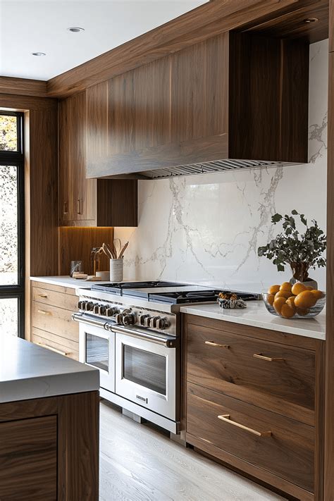 29 Walnut Kitchen Cabinets That Highlight Woods Natural Wonder Learn