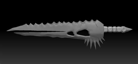 Stl File Sub Zero Ice Sword 🧊・3d Printable Model To Download・cults