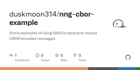 Github Duskmoon314nng Cbor Example Some Examples Of Using Nng To