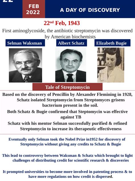 Pdf A Day Of Discovery Streptomycin