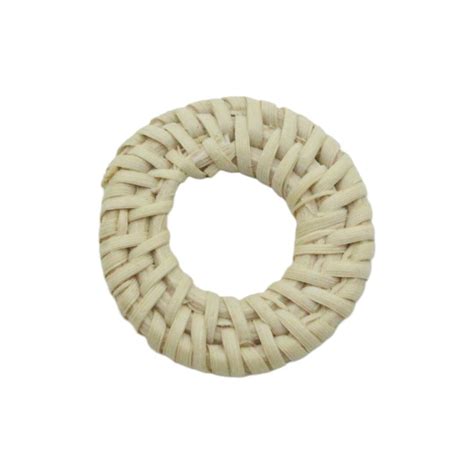 Raffia Pendant Circle 32mm Bead Trimming And Craft Co