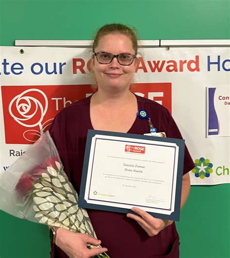 Danielle Forrest Honored With Rose Award Christianacare News