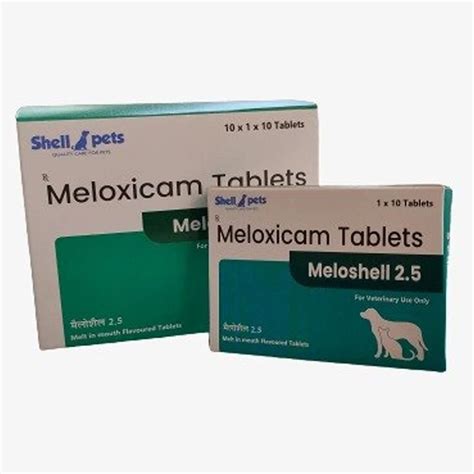 Meloshell Chewable Meloxicam Tablets Strength 25mg At ₹ 120stripe In Agra