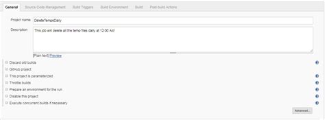 scheduling the jenkins job with cron codeproject