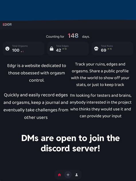 Introducing Edgr Posted With Permission From Mods Rfemaleorgasmdenial