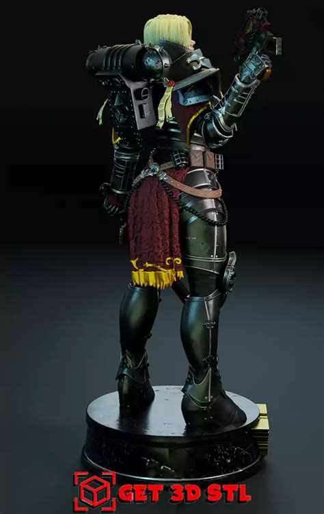 Sister Of Battle From Warhammer Stl 3d Print Model Get3dstl