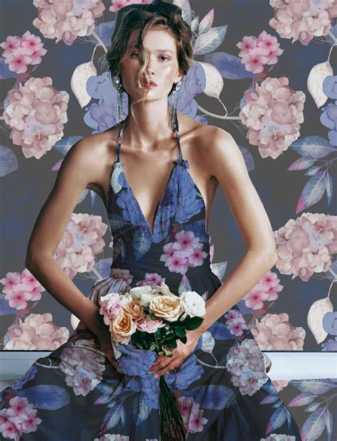 Blue Rose Pattern Behance