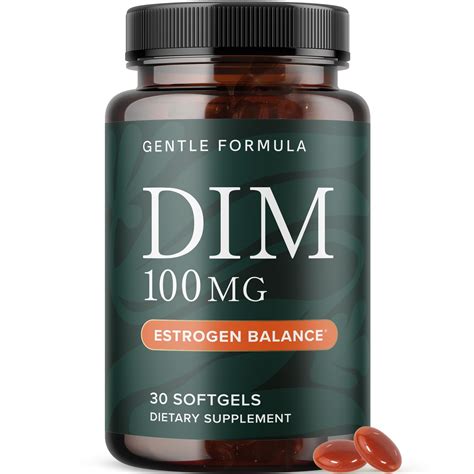 Dim Supplement 100 Mg Estrogen Balance For Women And Men
