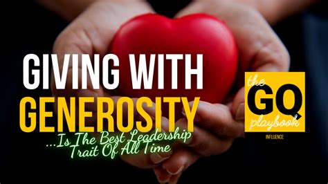 The Best Leadership Trait Generosity Catherine Mattiske